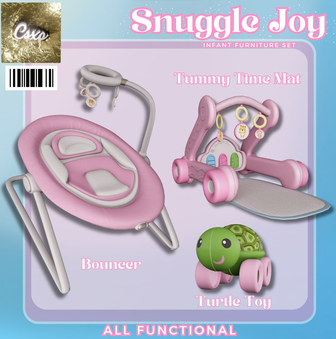 ☺️CeceSimsXO - The Snuggle Joy Set для Симс 4. Скачать мод